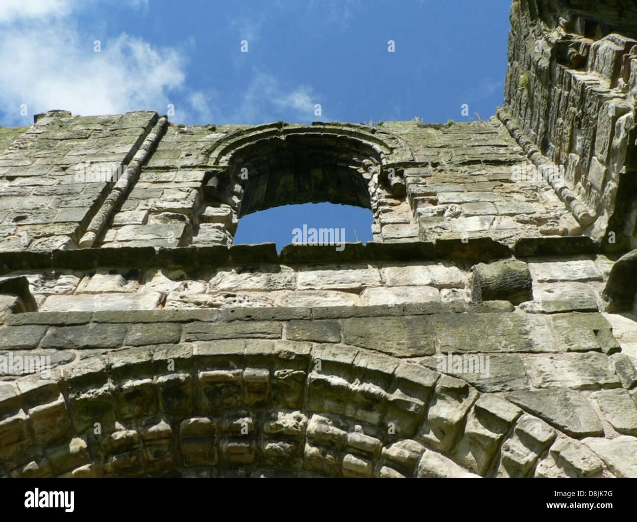 The ruins of an old cathedral stand as a reminder of historical ...