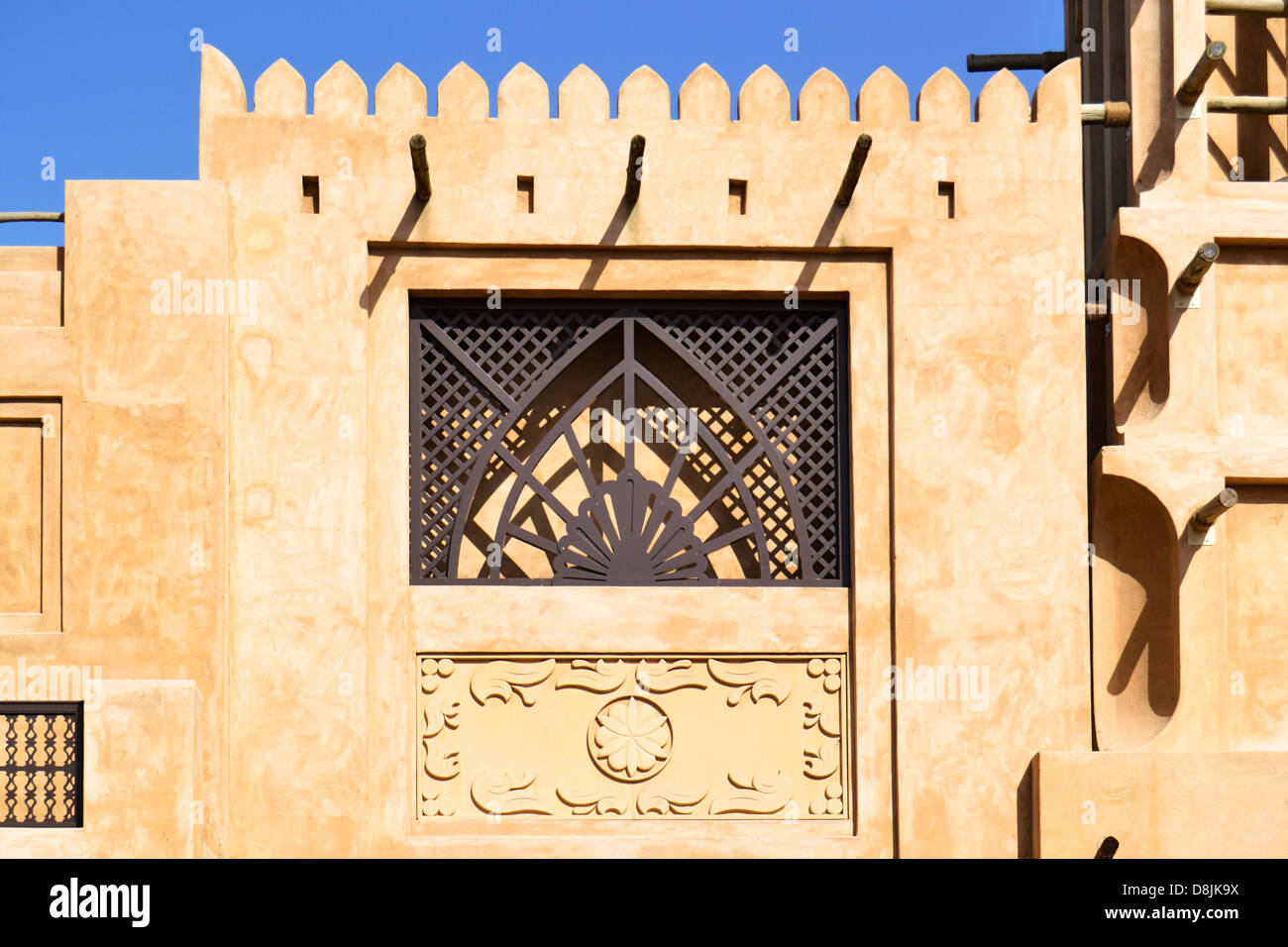 Wind towers, Souk Madinat, Emirate of Dubai, United Arab Emirates Stock ...