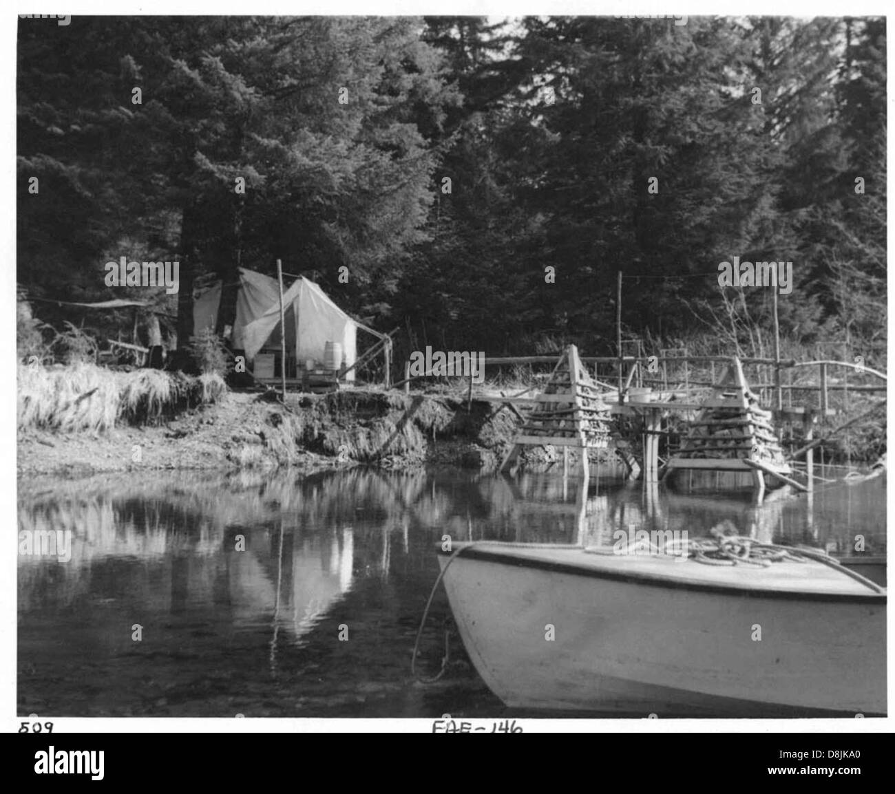 An old downstream migrant station, possibly used in the past for ...