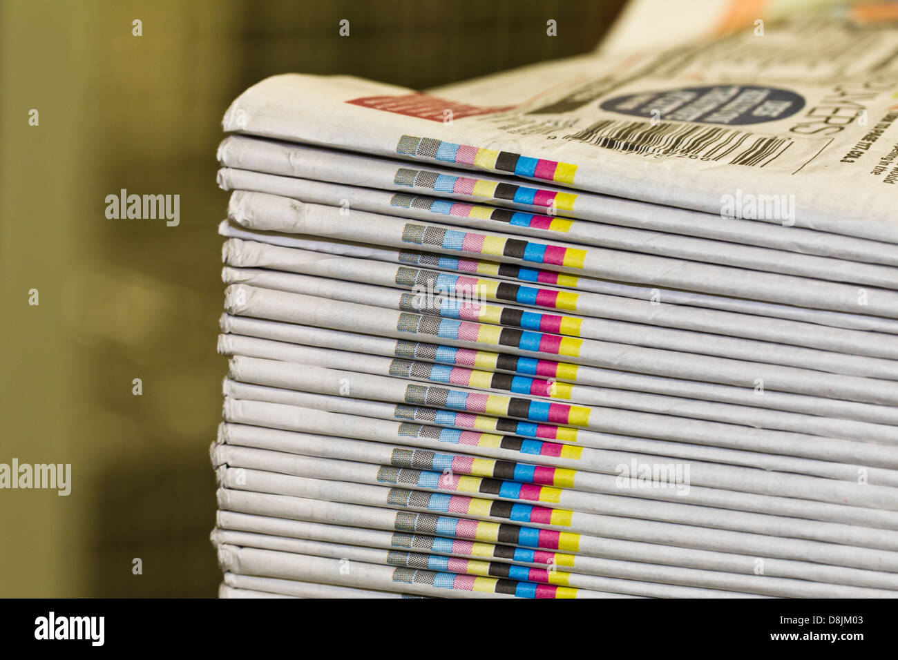 A stack of newspapers Stock Photo - Alamy