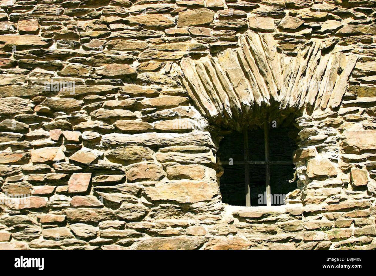 Old window on castle Stock Photo - Alamy