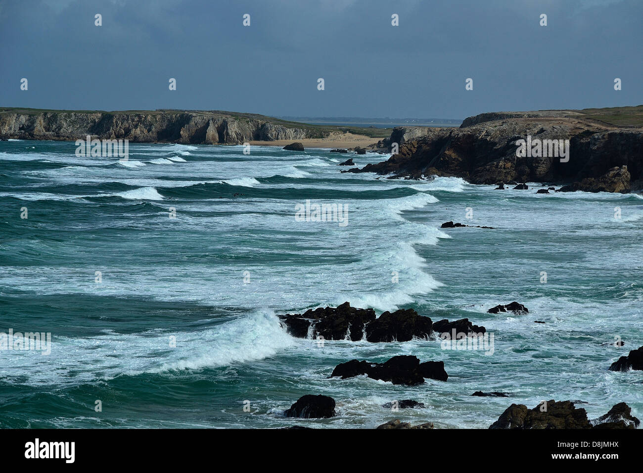 Côte Sauvage (The Wild coast), Port Blanc, Percho point, Quiberon ...