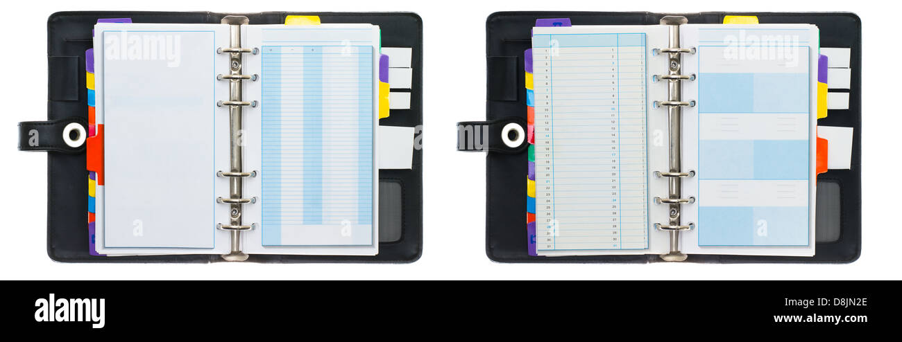 Organizer Book Stock Photo - Alamy