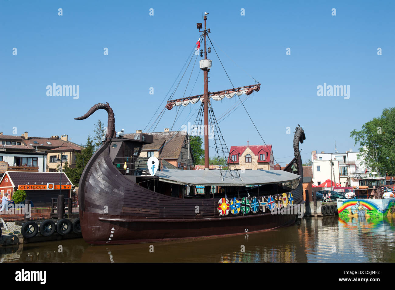 Boat, Łeba, Poland Stock Photo - Alamy