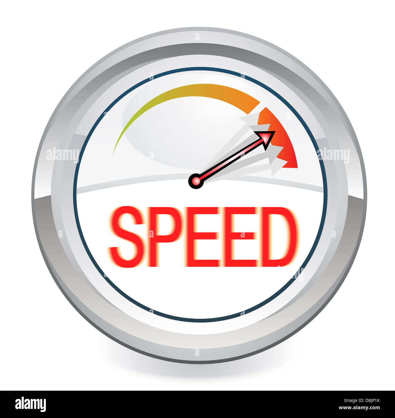 Driving car dashboard speed Cut Out Stock Images & Pictures - Alamy