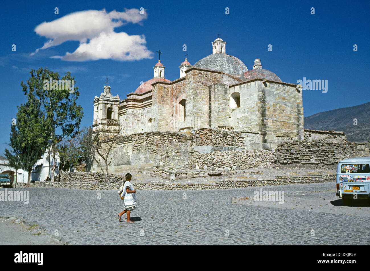 The San Pablo catholic mission at Mitla, Mexico Stock Photo - Alamy