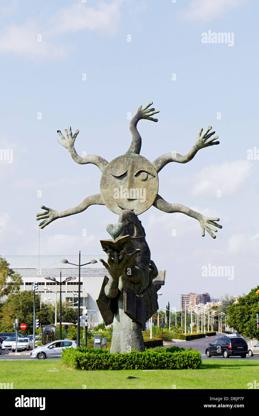 Sculpture, Valencia, Spain Stock Photo - Alamy