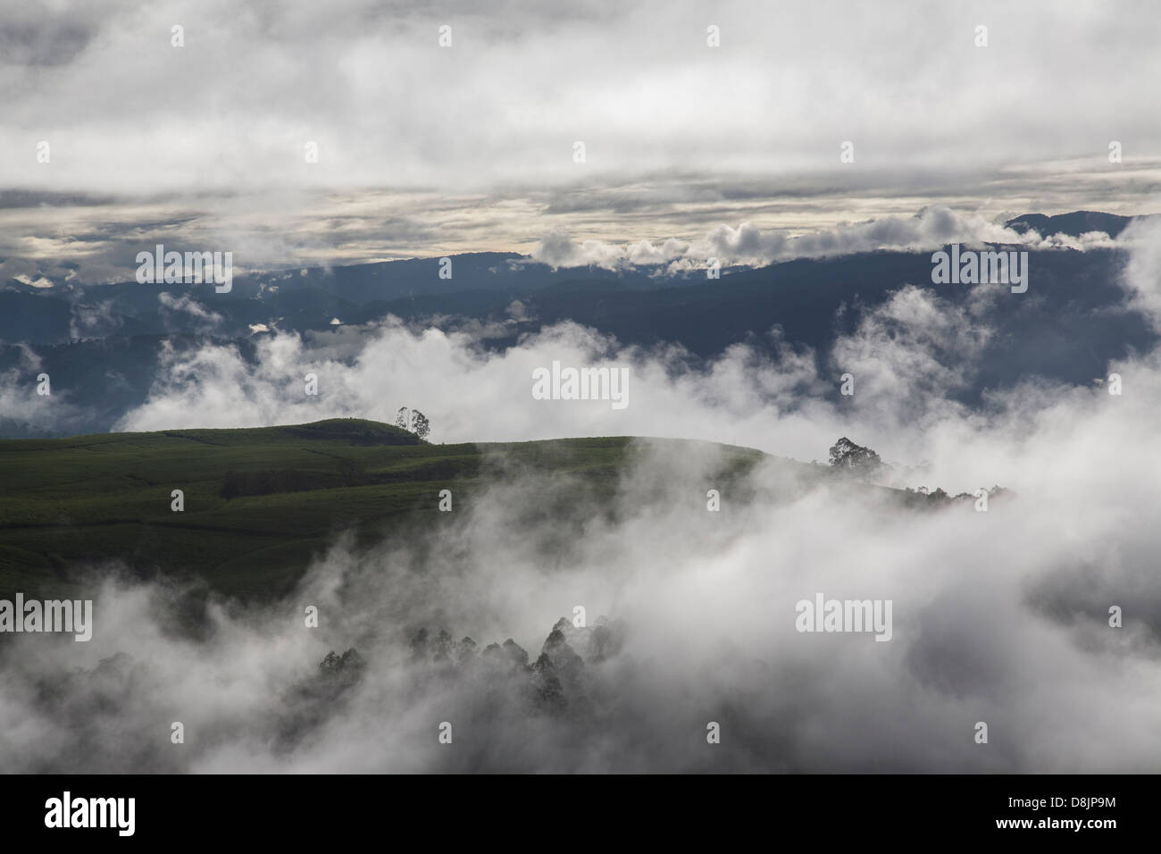 Morning clouds valle central hi-res stock photography and images - Alamy