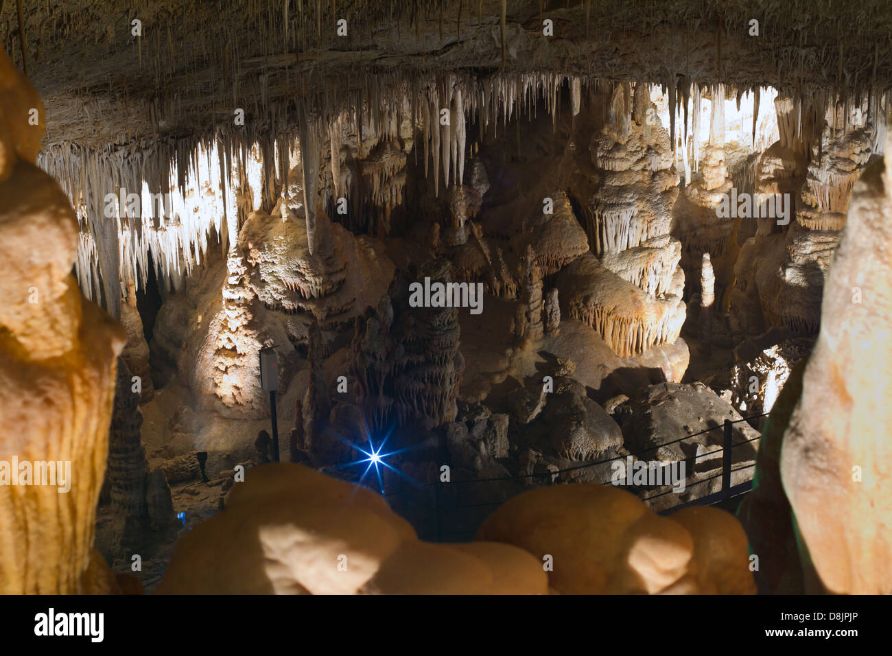 Stalactite stalagmite cavern Stock Photo - Alamy