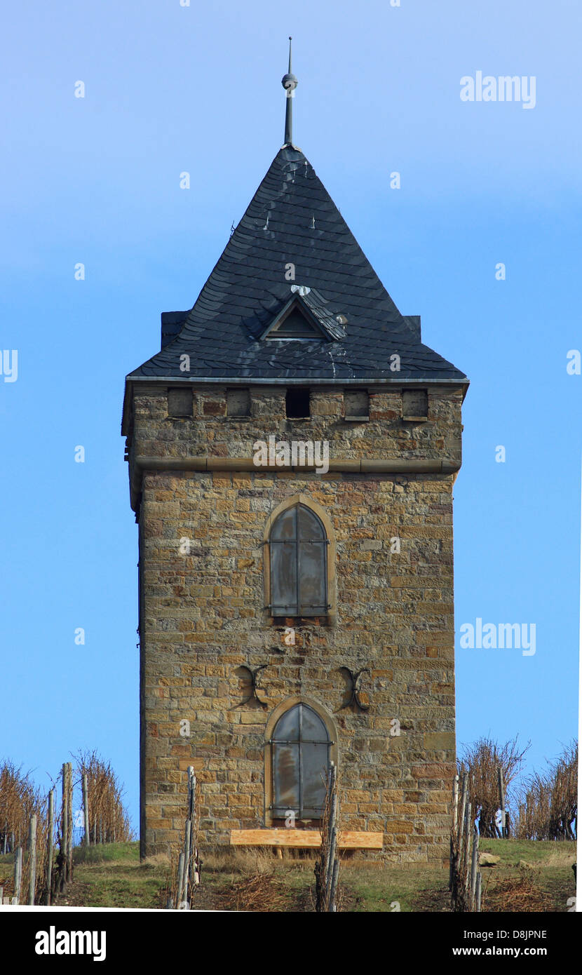 an old, square, tower Stock Photo - Alamy