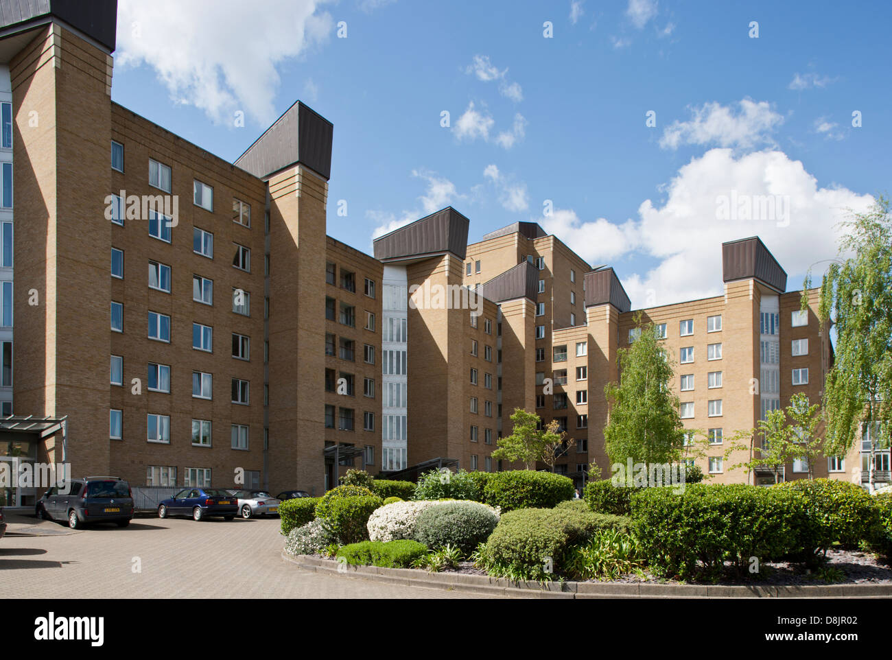 housing development Dundee Wharf 100 Three Colt Street London E14 Stock ...