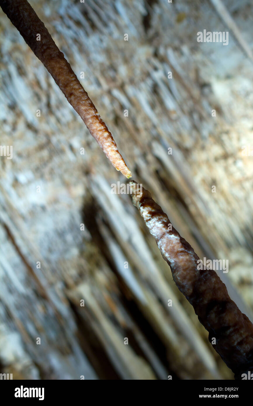 Stalactite stalagmite cavern Stock Photo - Alamy