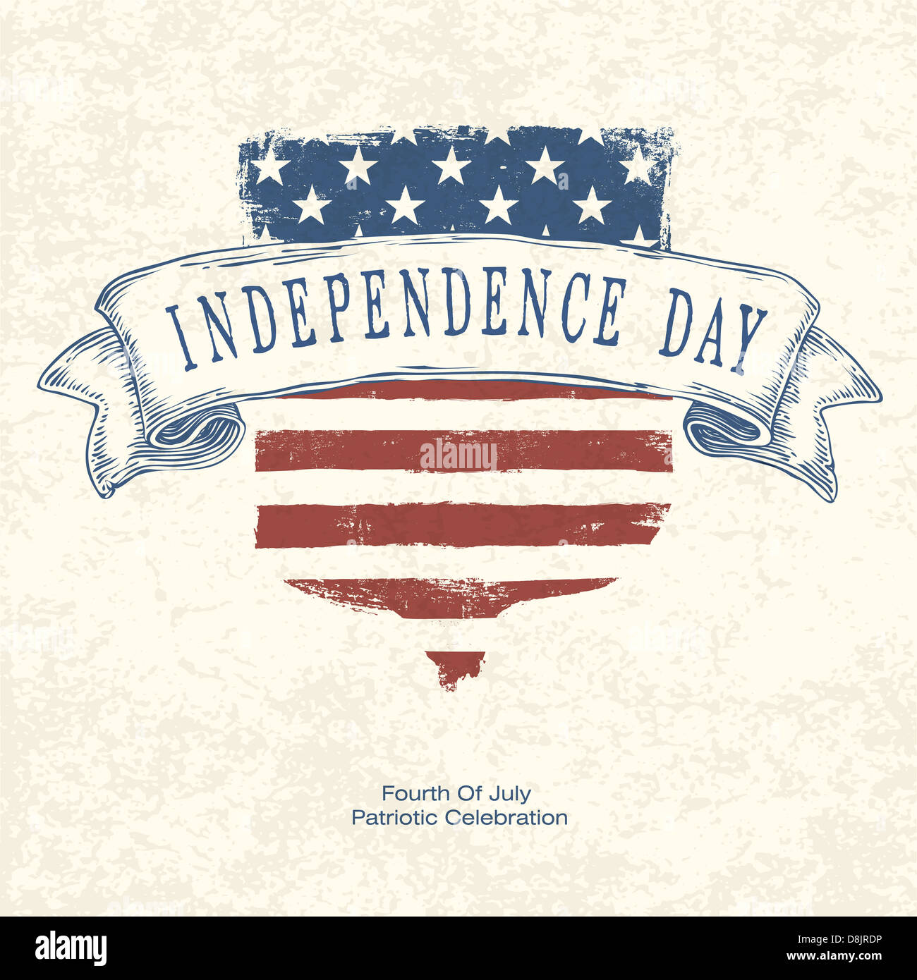 Independence day poster template Stock Photo - Alamy