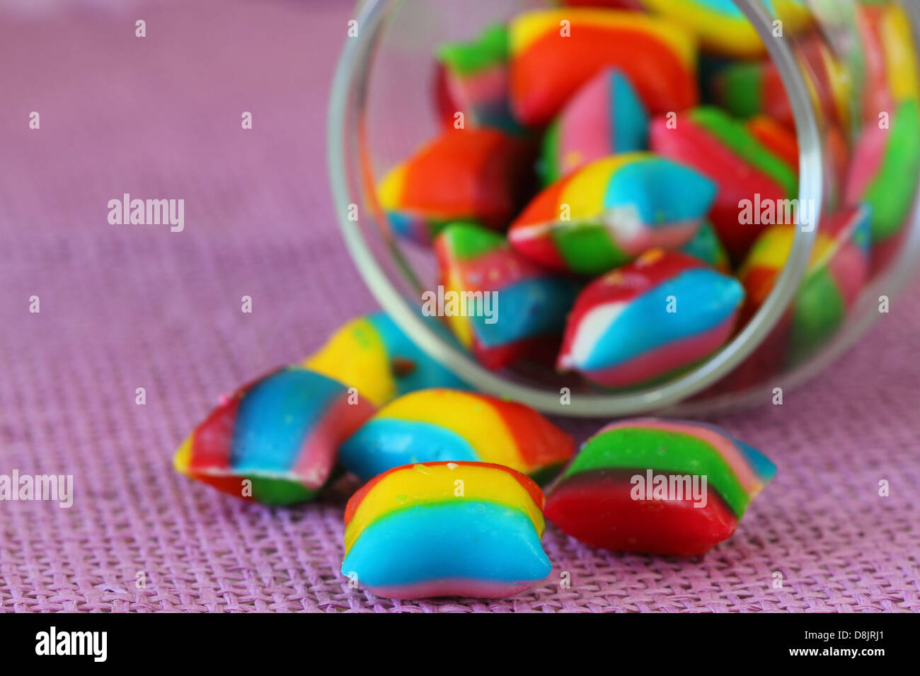 Colorful candy, close up Stock Photo - Alamy