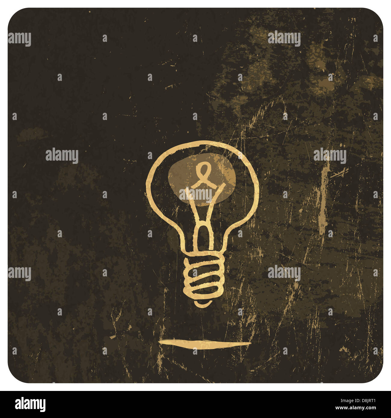Grunge light bulb Stock Photo - Alamy