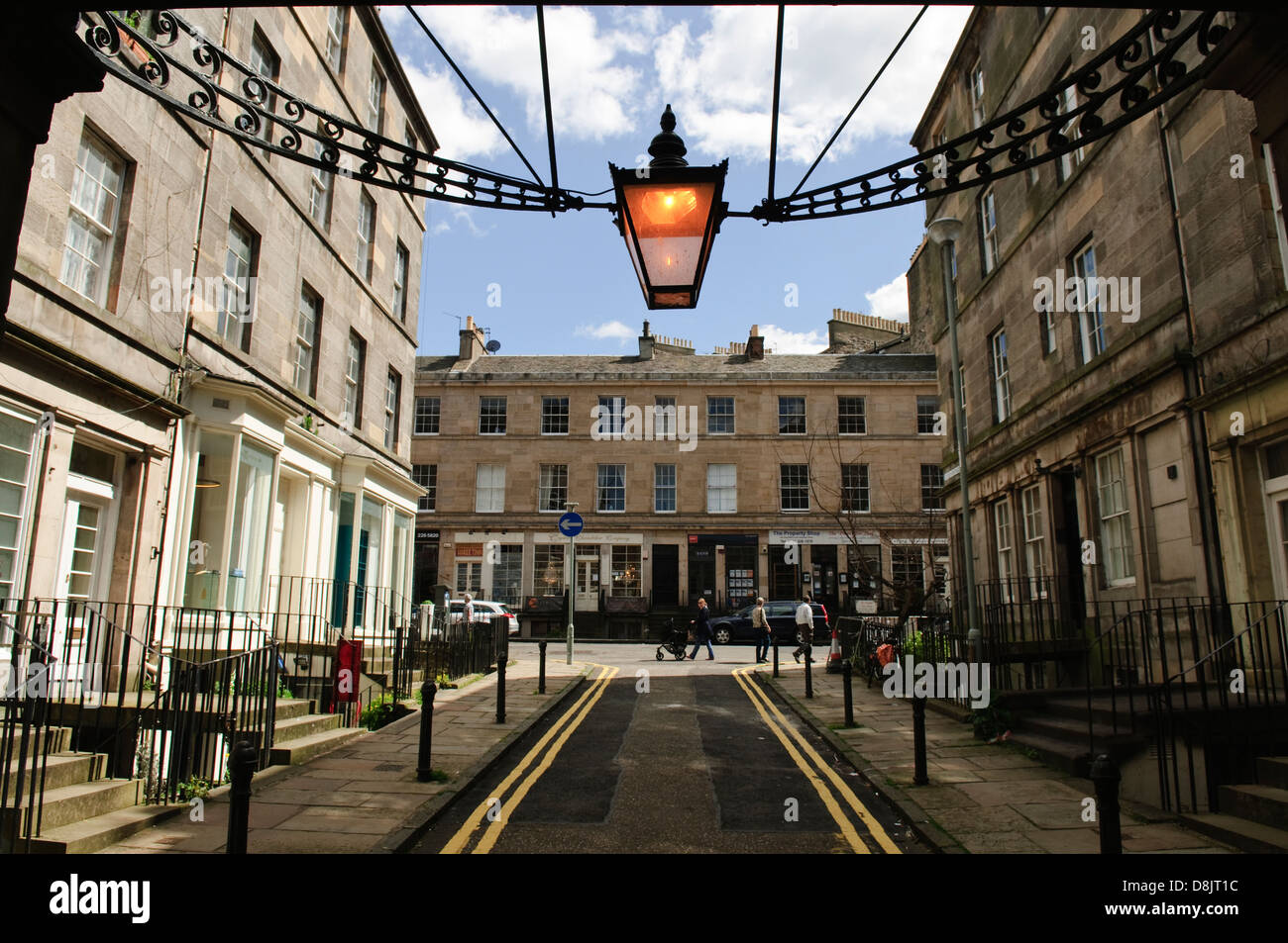 The Entrance to Stockbridge Market, Edinburgh, Scotland, UK Stock Photo ...