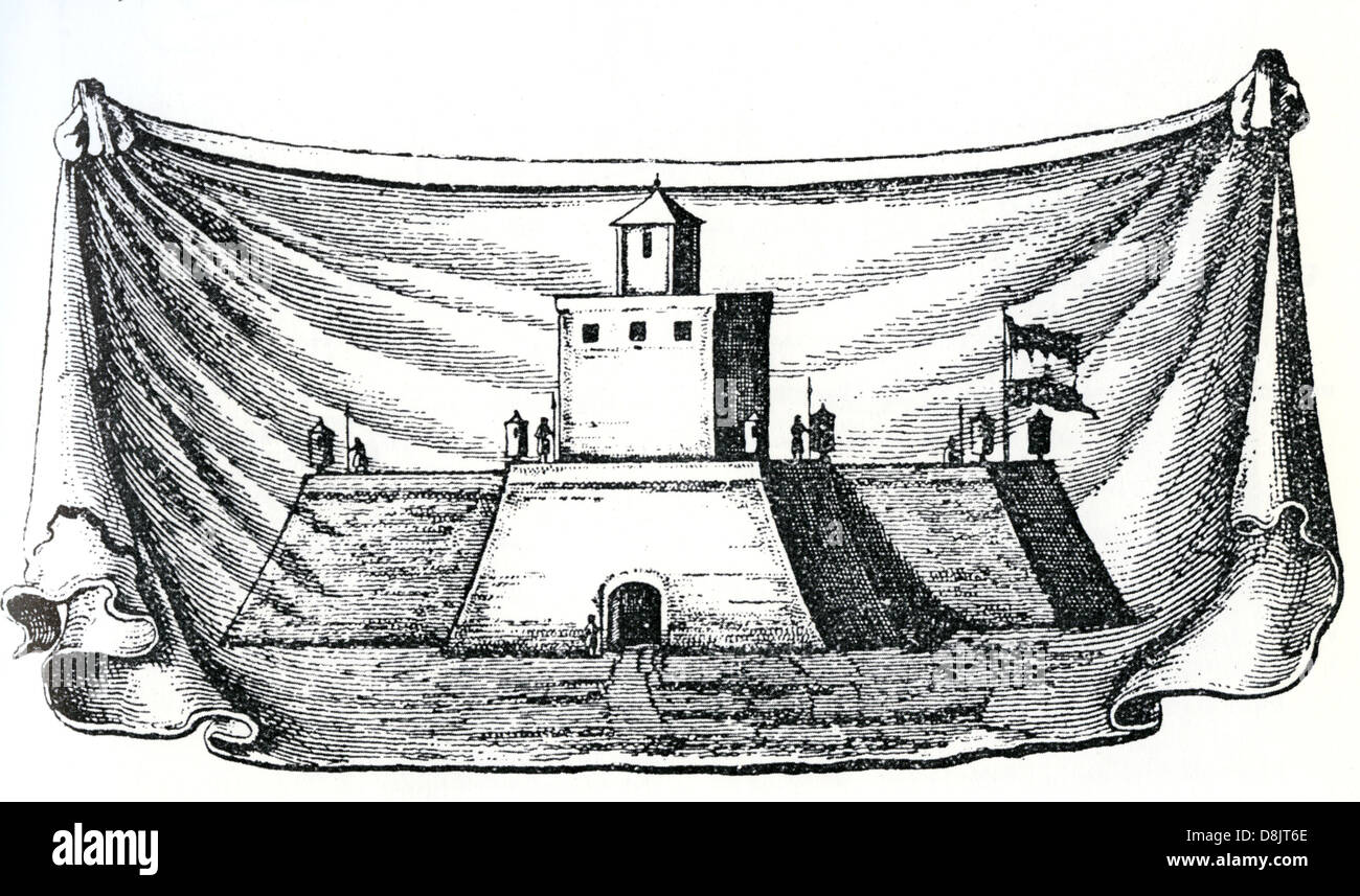 JAN van RIEBEECK's "Fort de Goede Hoop" built between April and August ...