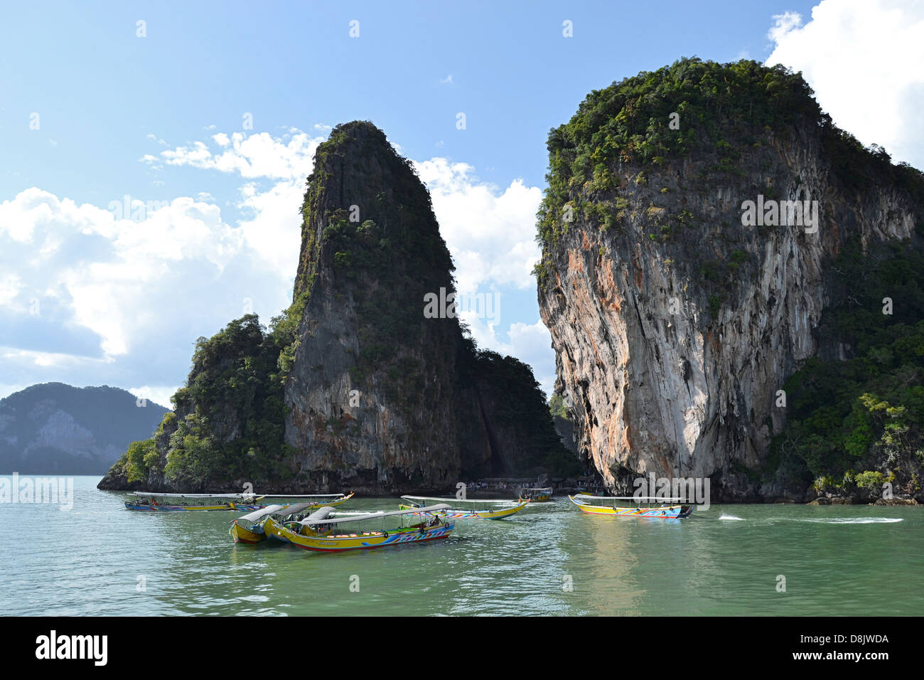 Rocks in the Bay of Pang Nga, Thailand Stock Photo - Alamy