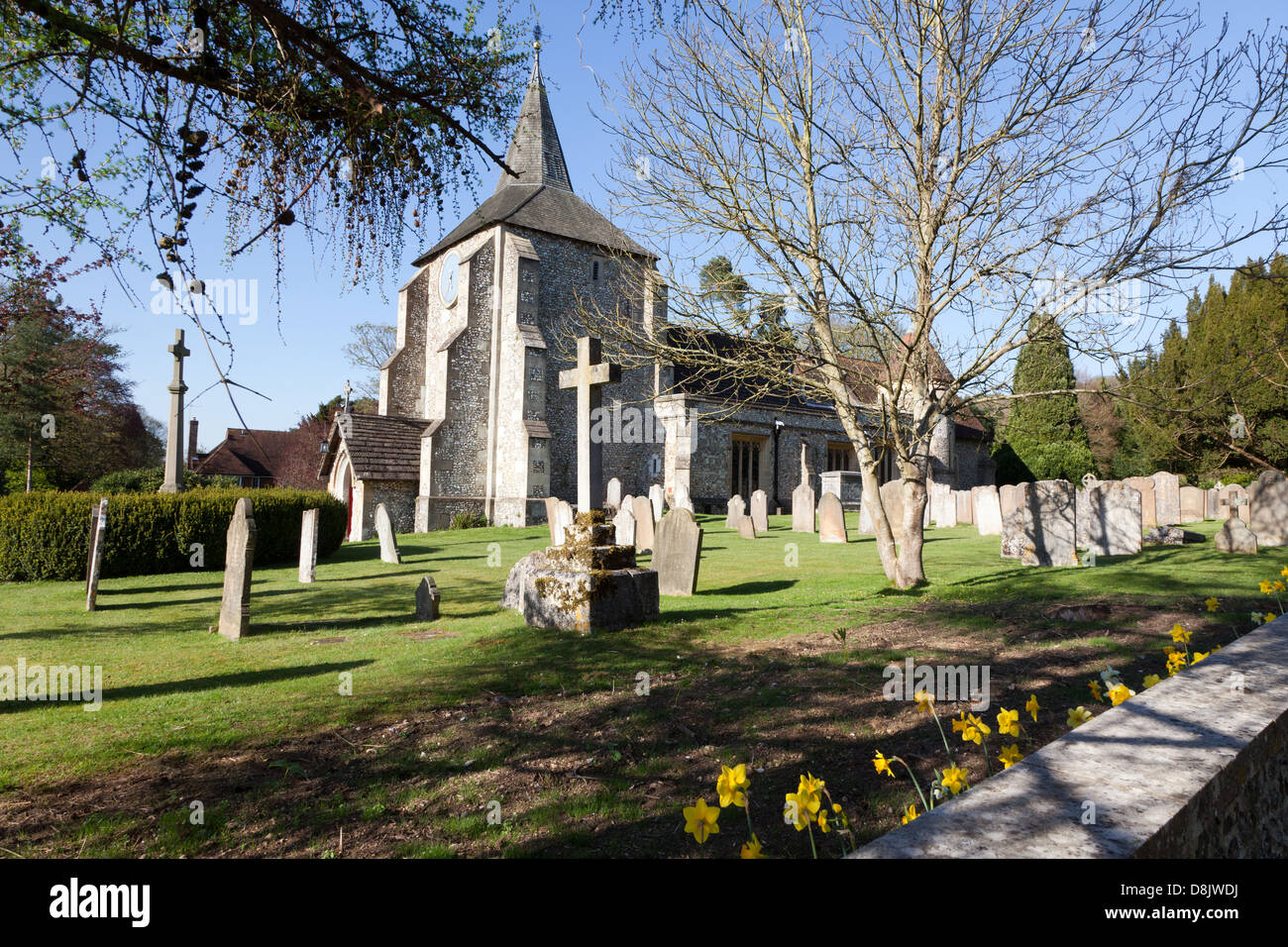 Mickleham ChurchBox Hill Surrey UK Stock Photo - Alamy