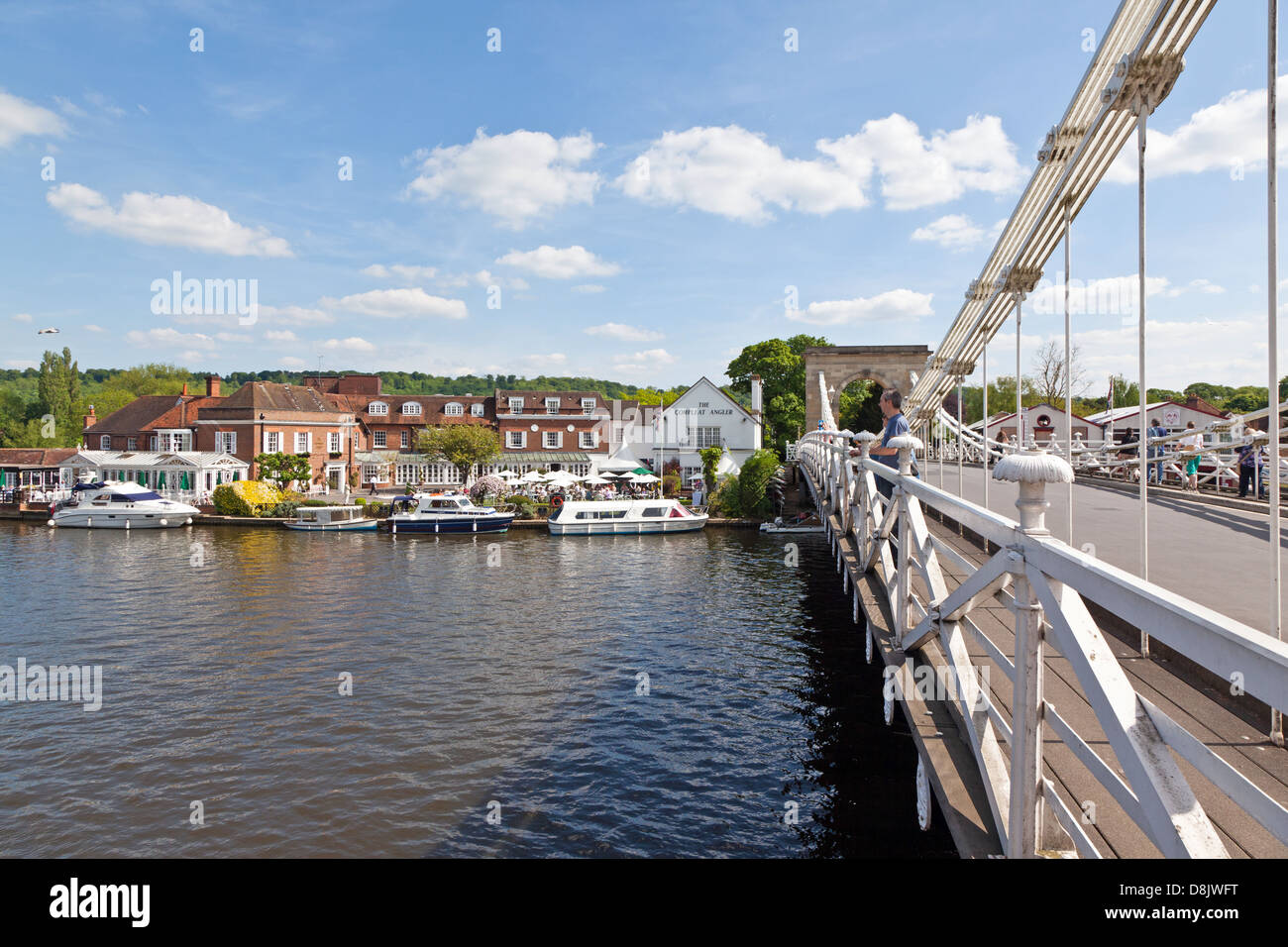 The Complete Angler and Bridge Marlow UK Stock Photo - Alamy
