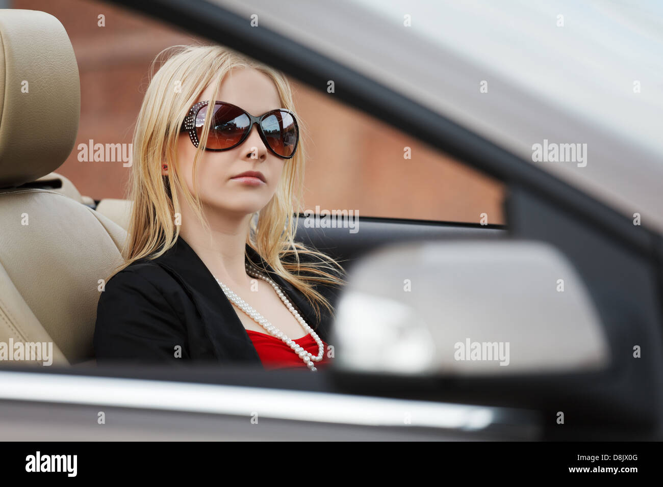 Teens driving convertible hi-res stock photography and images - Alamy