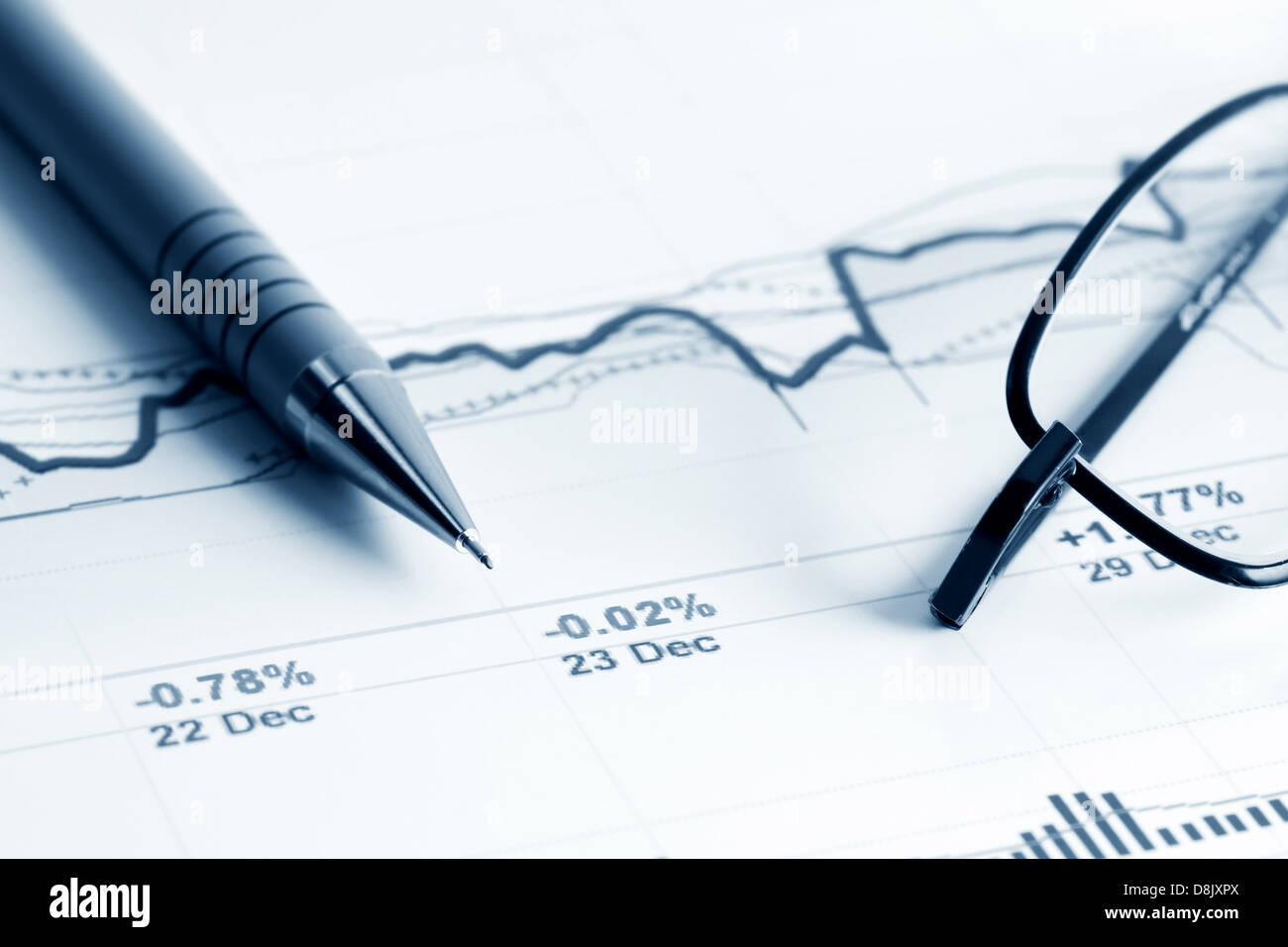 Financial graphs and charts analysis Stock Photo - Alamy