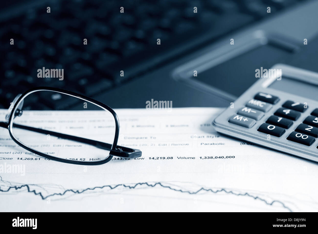Financial graphs and charts analysis Stock Photo - Alamy
