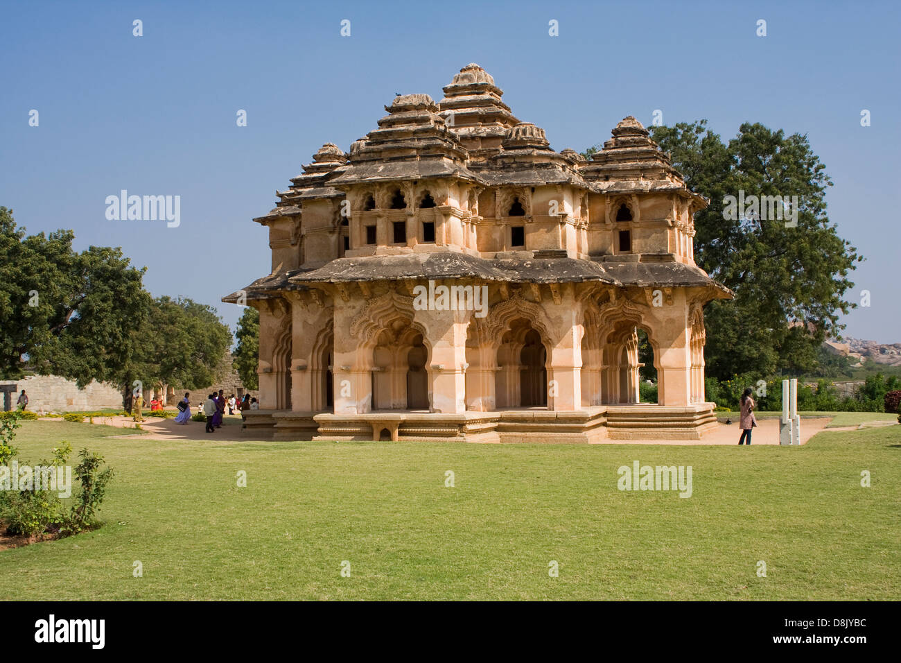 The Lotus Mahal in Hampi, Karnataka, India Stock Photo - Alamy