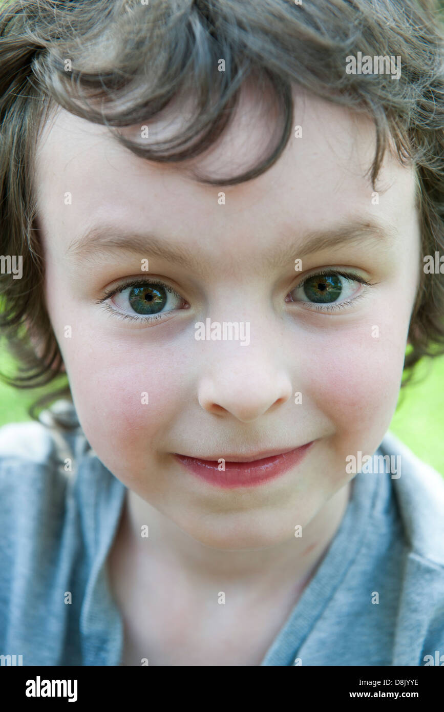 Boy smiling, portrait Stock Photo - Alamy