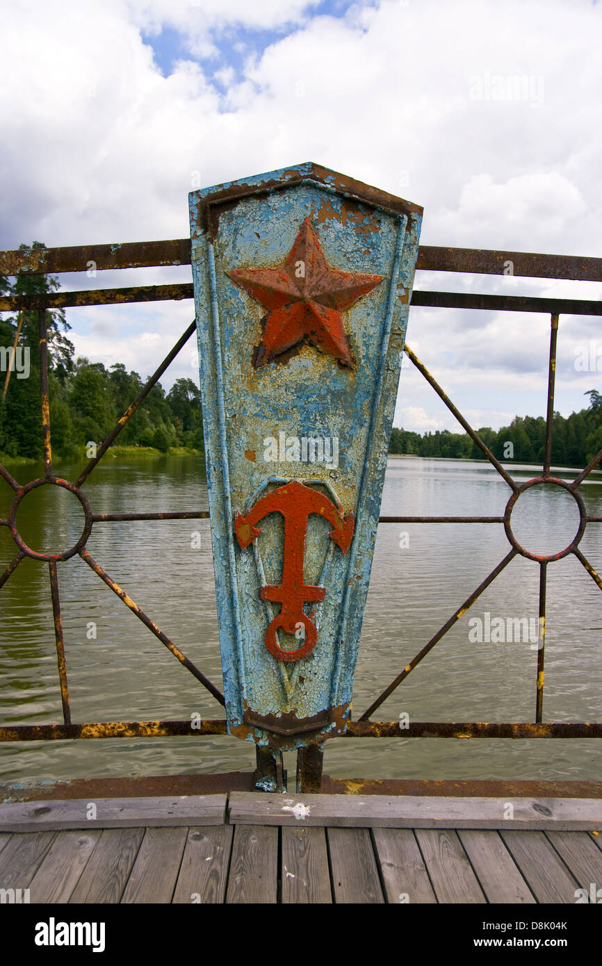 Old rusty part of bridge Stock Photo - Alamy