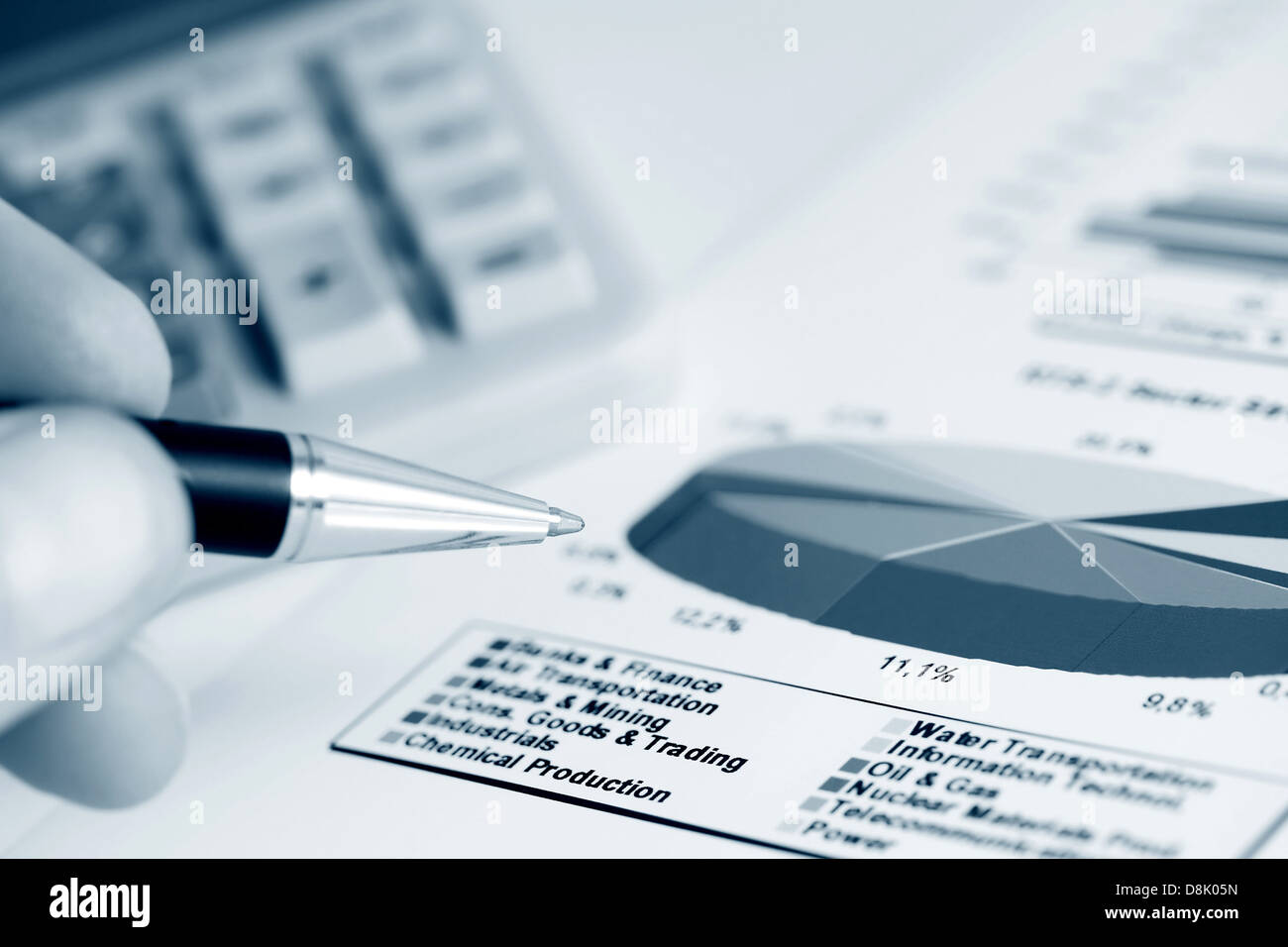 Financial graphs and charts analysis Stock Photo - Alamy