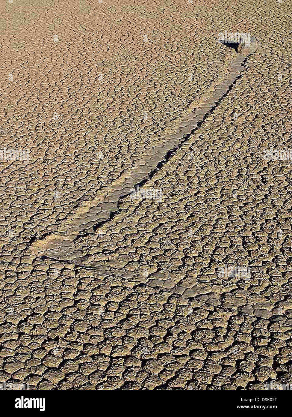 The sliding stones of Racetrack Playa in Death Valley National Park are ...