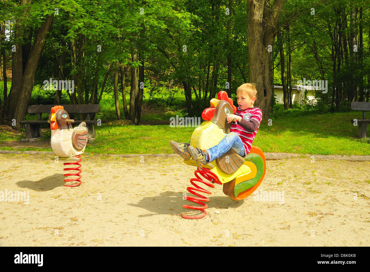 At the playground Stock Photo - Alamy
