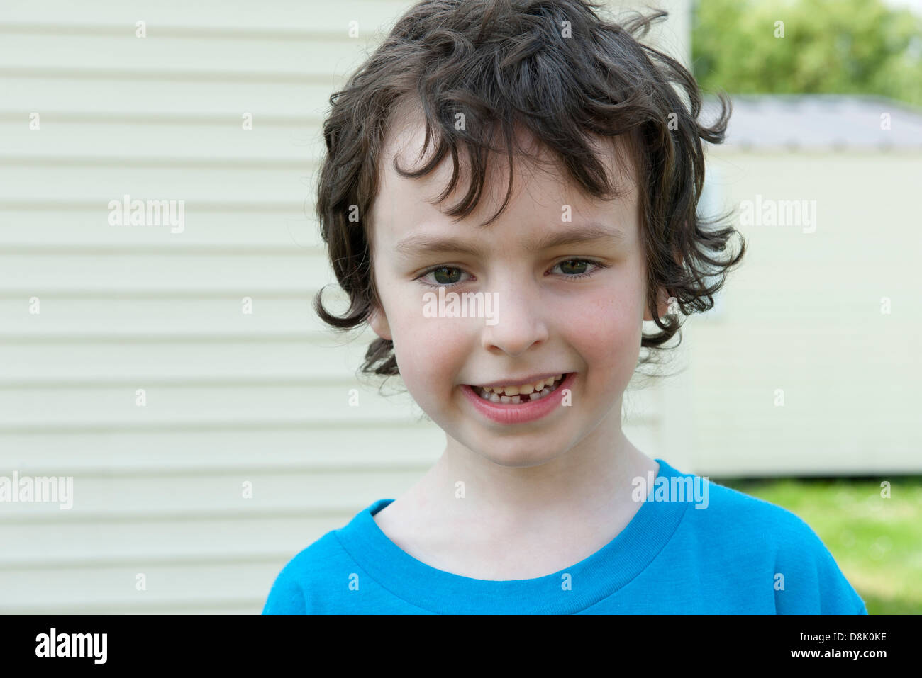 Boy smiling, portrait Stock Photo - Alamy