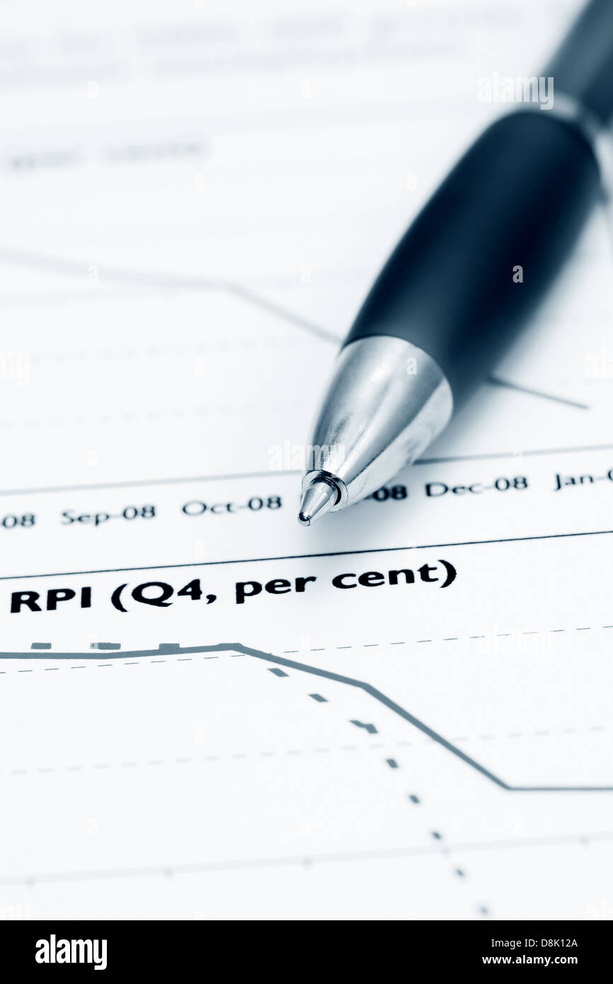 Financial graphs analysis Stock Photo - Alamy