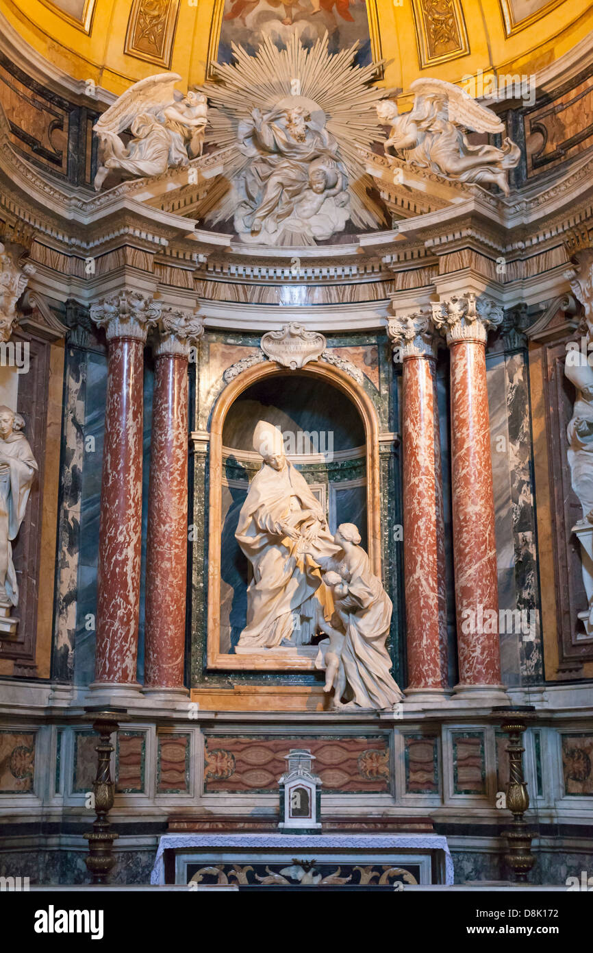 Shrine of St. Thomas of Villanova by Melchiorre Caffà, church of Sant ...