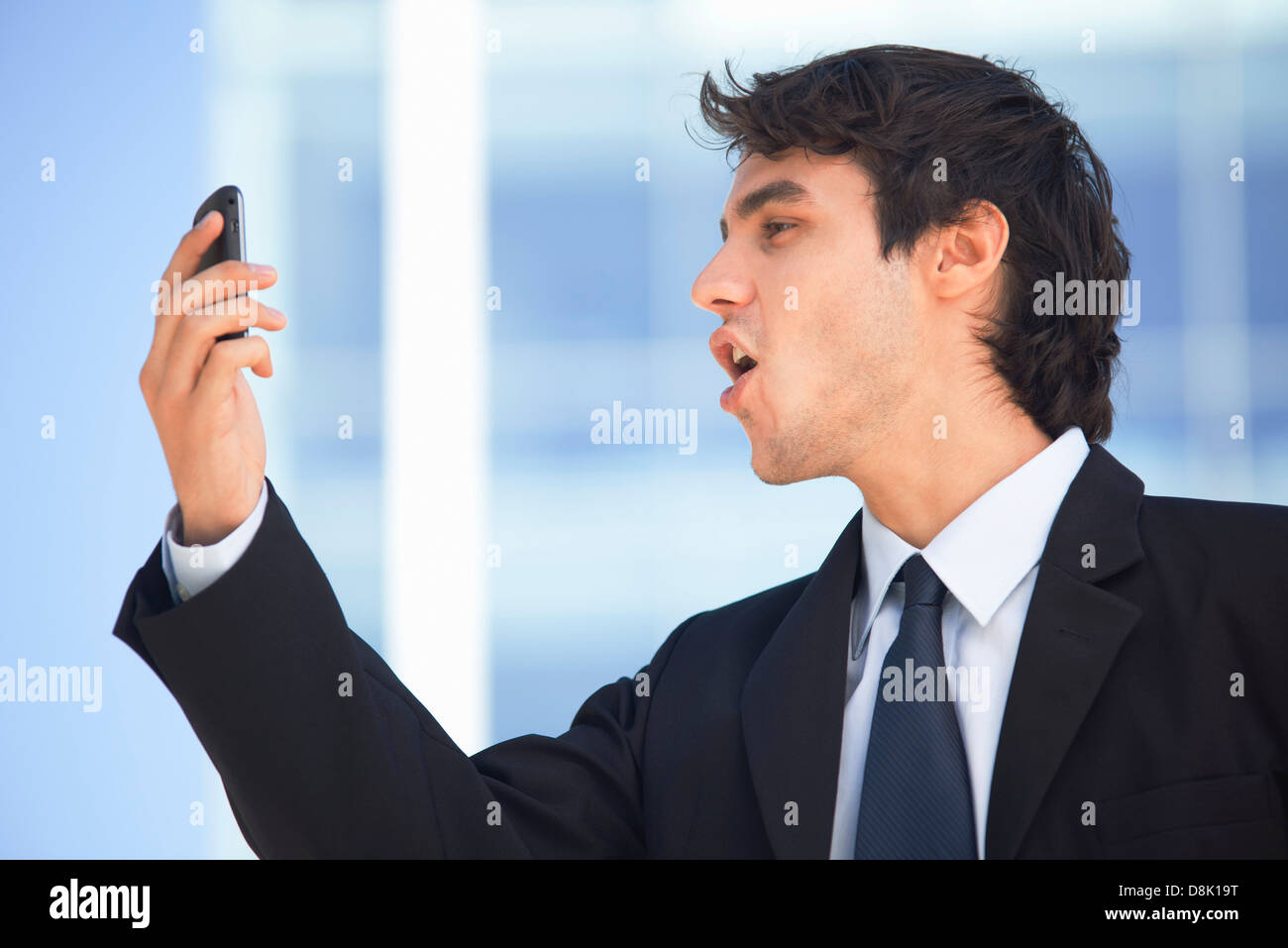 Business executives in video conference hi-res stock photography and ...