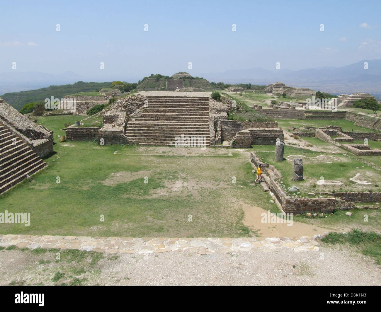 The ancient ruins of Monte Albán, showcasing the architecture and ...