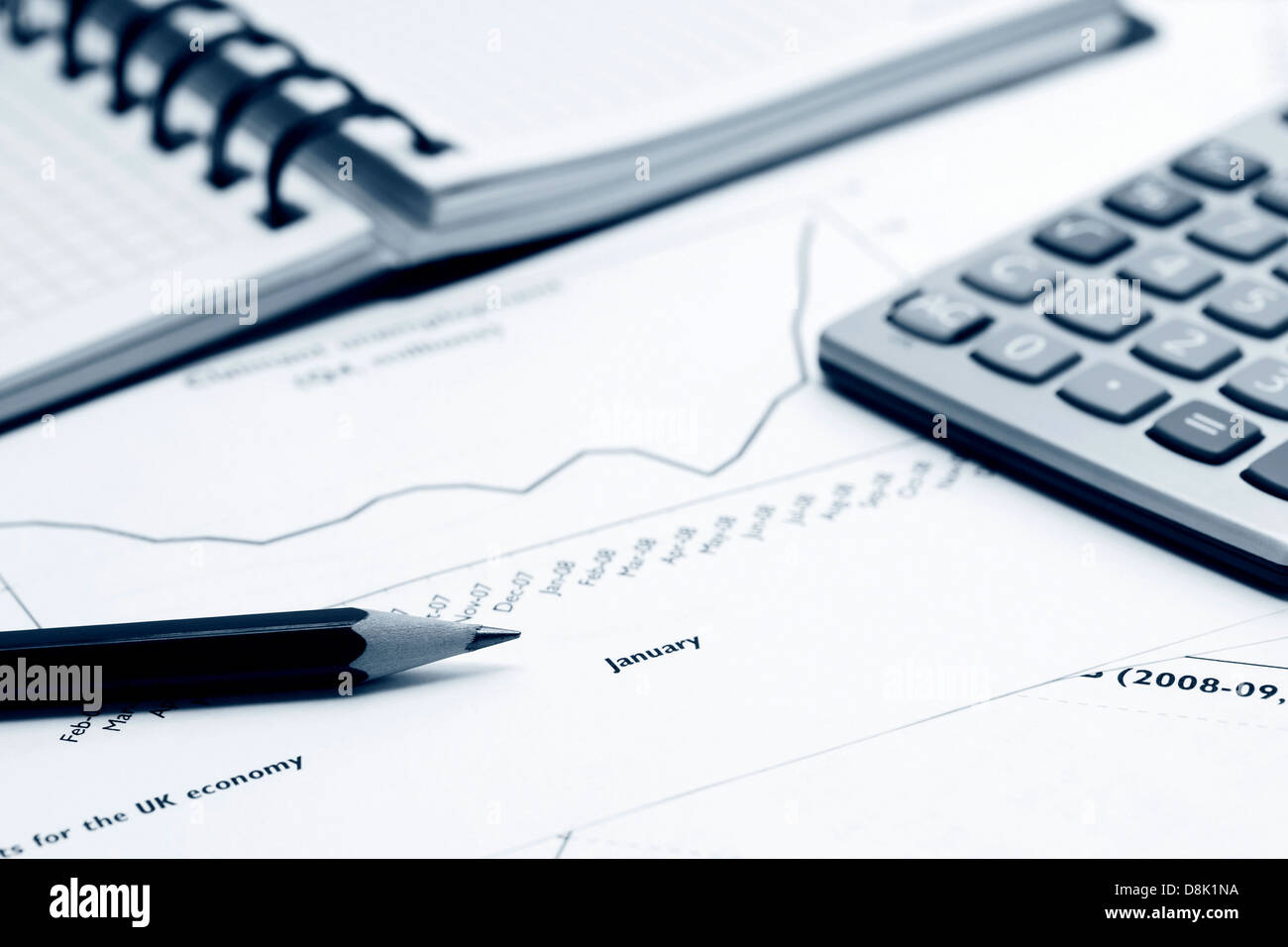 Financial graphs and charts analysis Stock Photo - Alamy