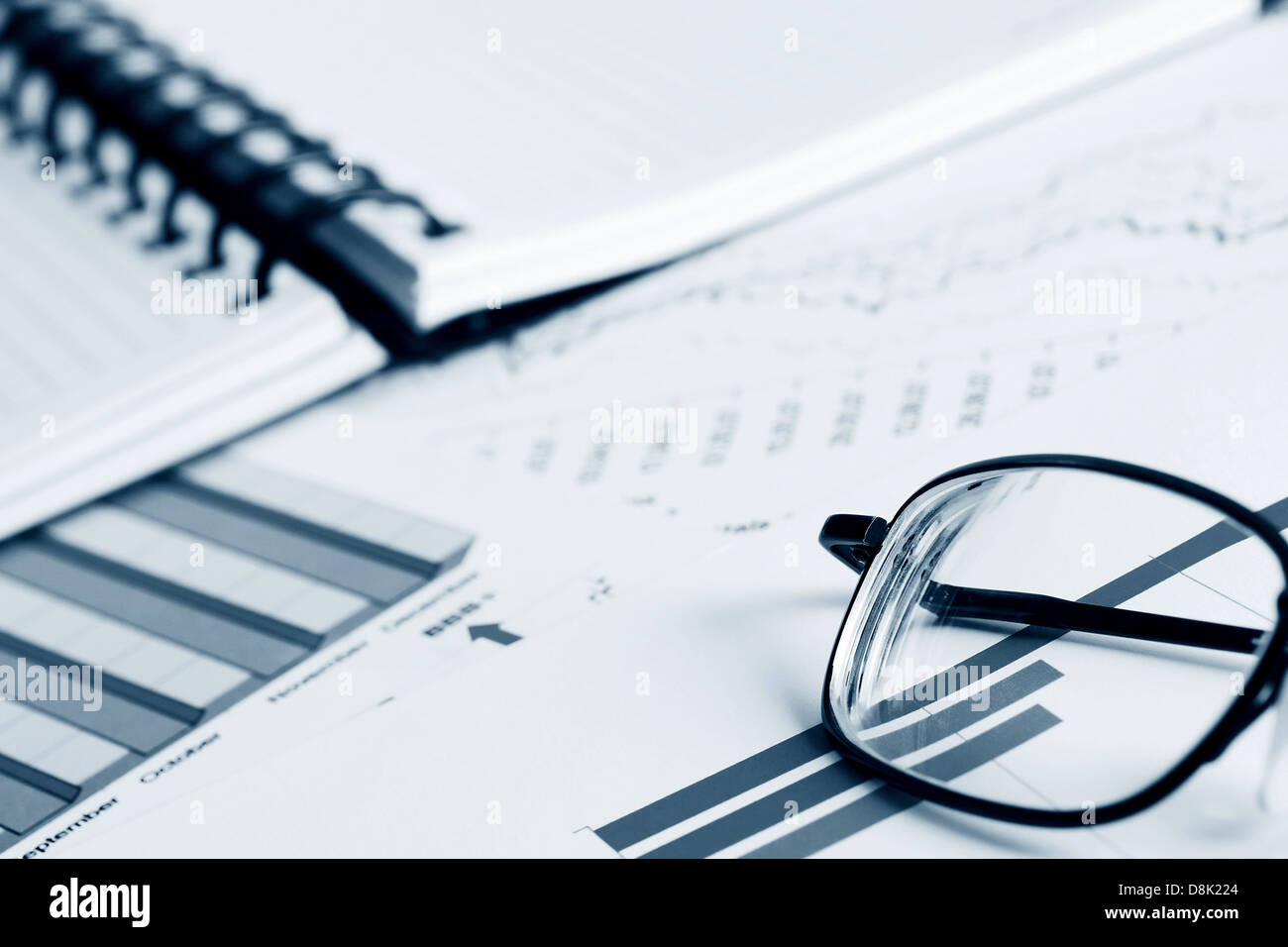Financial graphs and charts analysis Stock Photo - Alamy