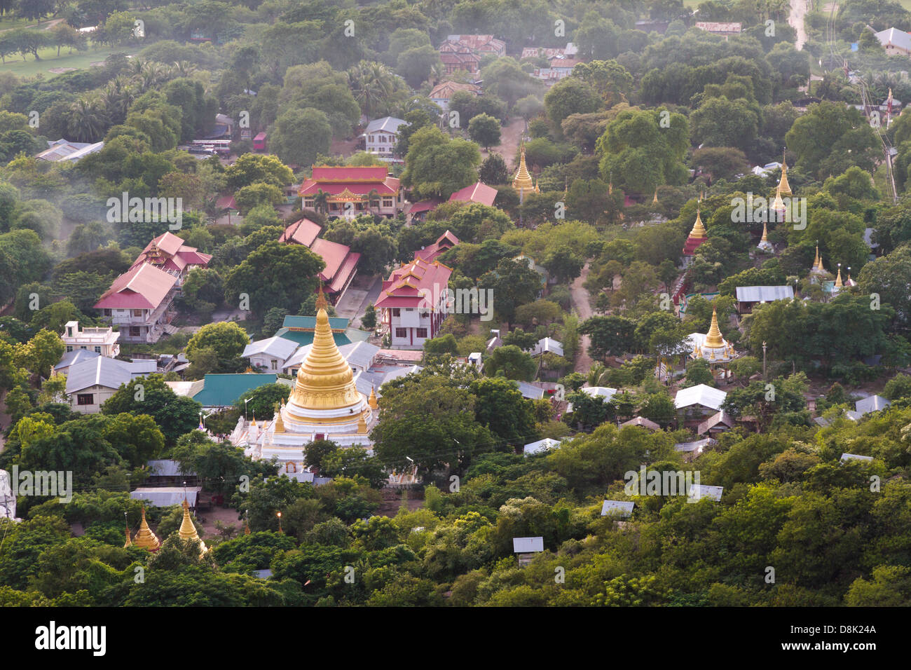 Mandalay hill aerial view hi-res stock photography and images - Alamy