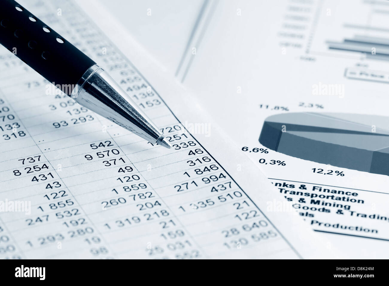 Financial graphs and charts analysis Stock Photo - Alamy