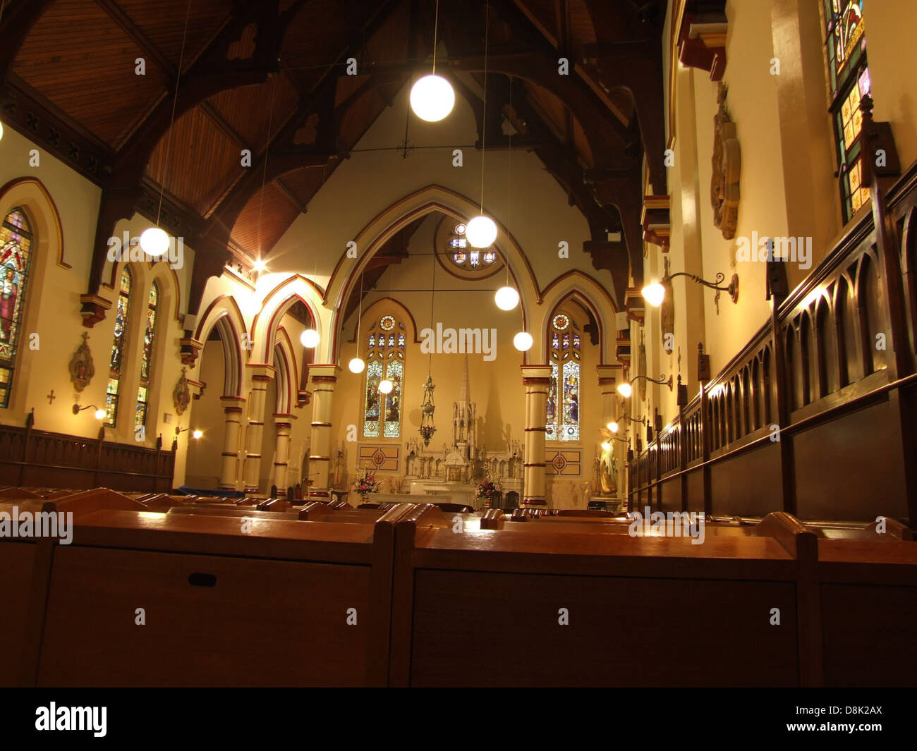 A traditional school chapel, featuring an elegant architectural design ...