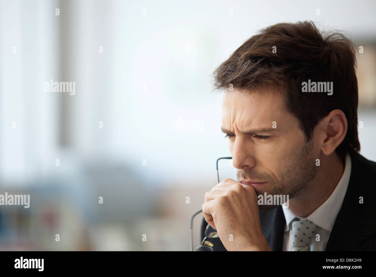 Furrowed brow hi-res stock photography and images - Alamy