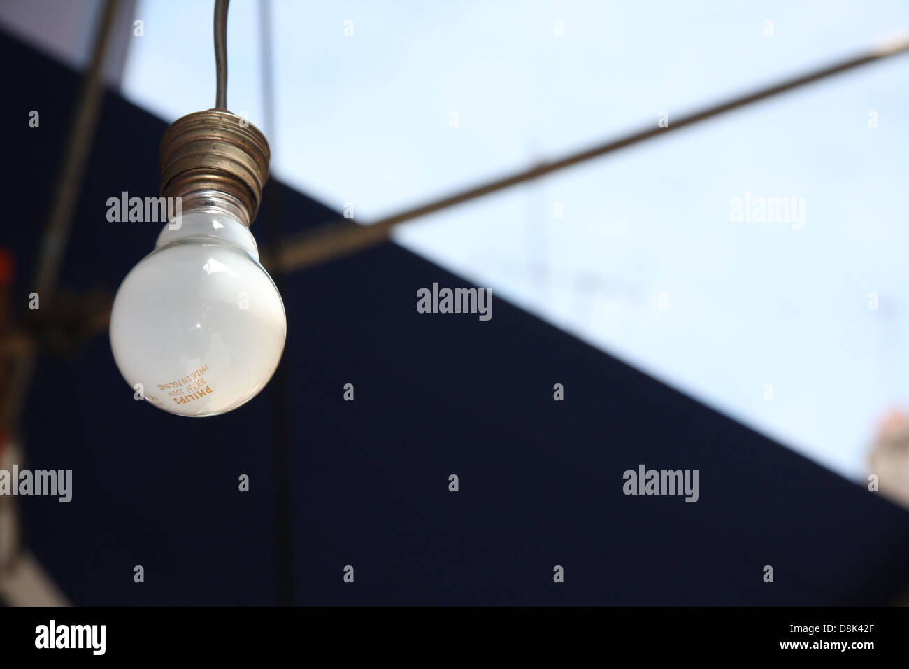 Incandescent Light Bulb Stock Photo - Alamy
