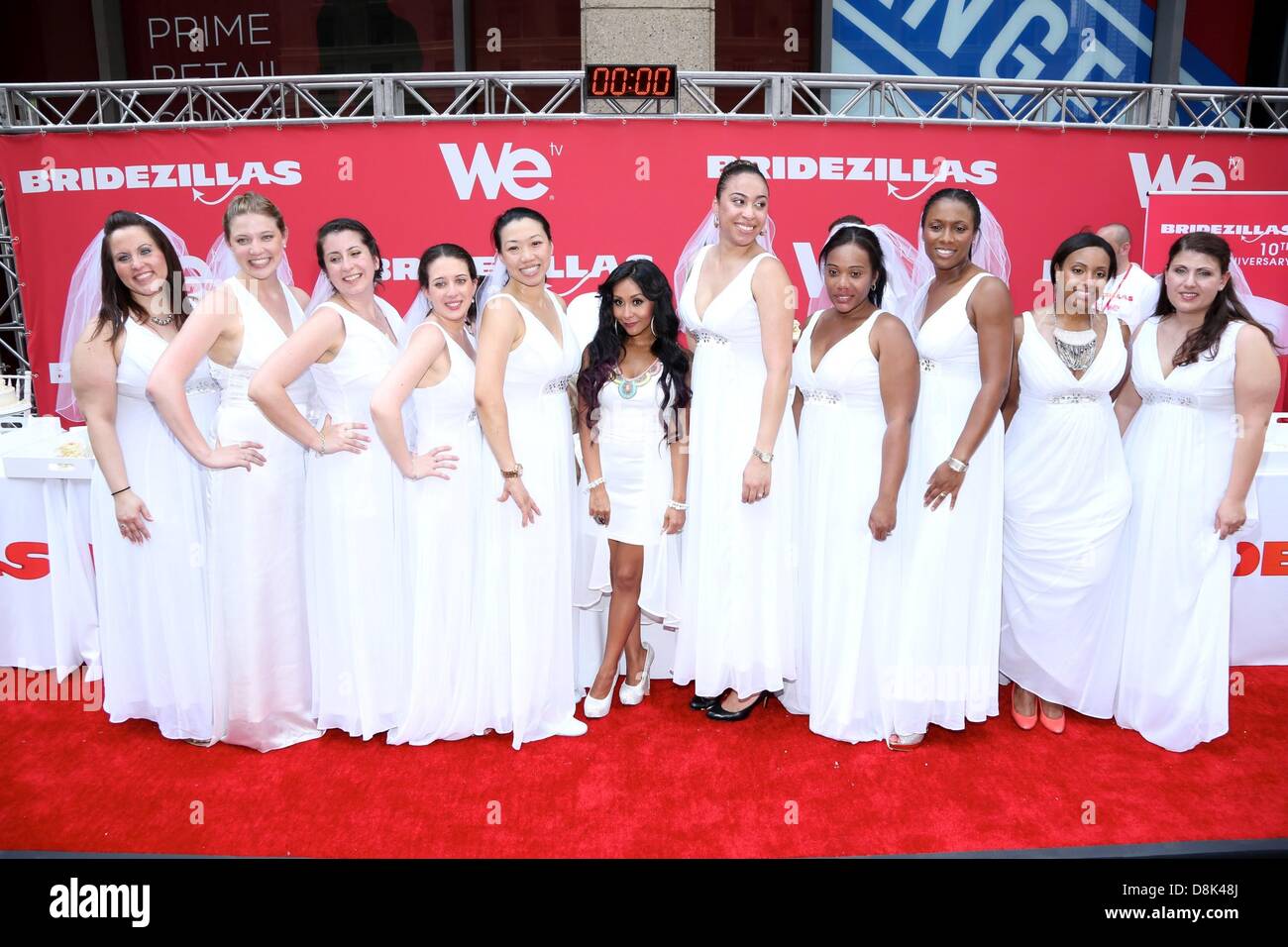 New York, USA. May 30, 2013.Nicole "snooki" at the Bridezillas Cake ...