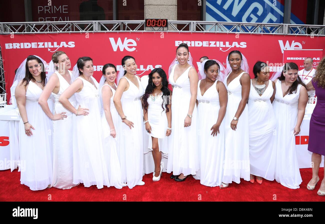 New York, USA. May 30, 2013.Nicole "snooki" at the Bridezillas Cake ...
