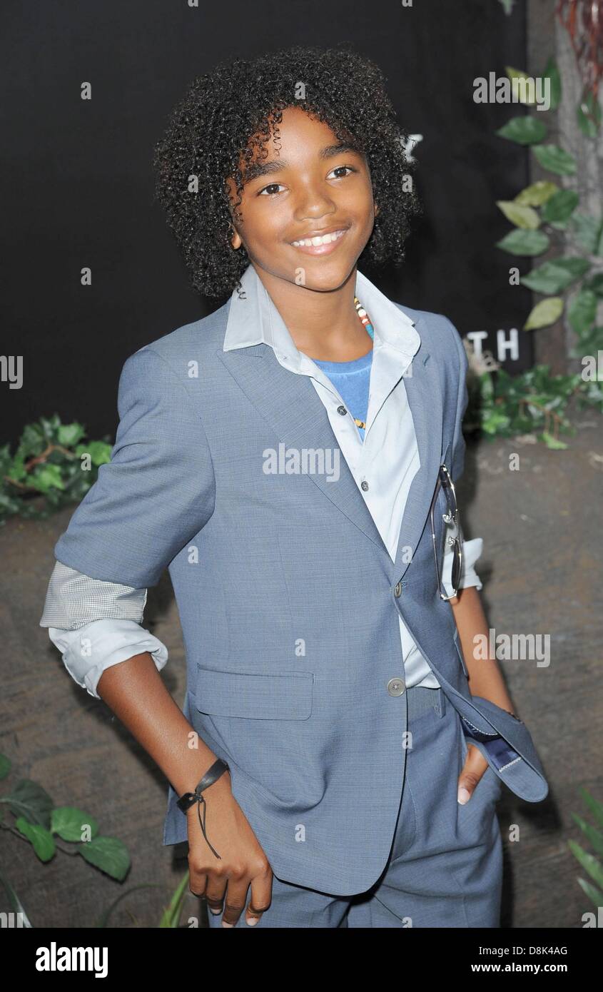 New York, USA. May 29, 2013. Jaden Martin at arrivals for AFTER EARTH ...