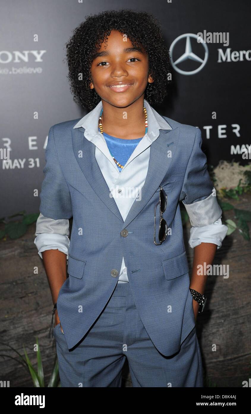 New York, USA. May 29, 2013. Jaden Martin at arrivals for AFTER EARTH ...