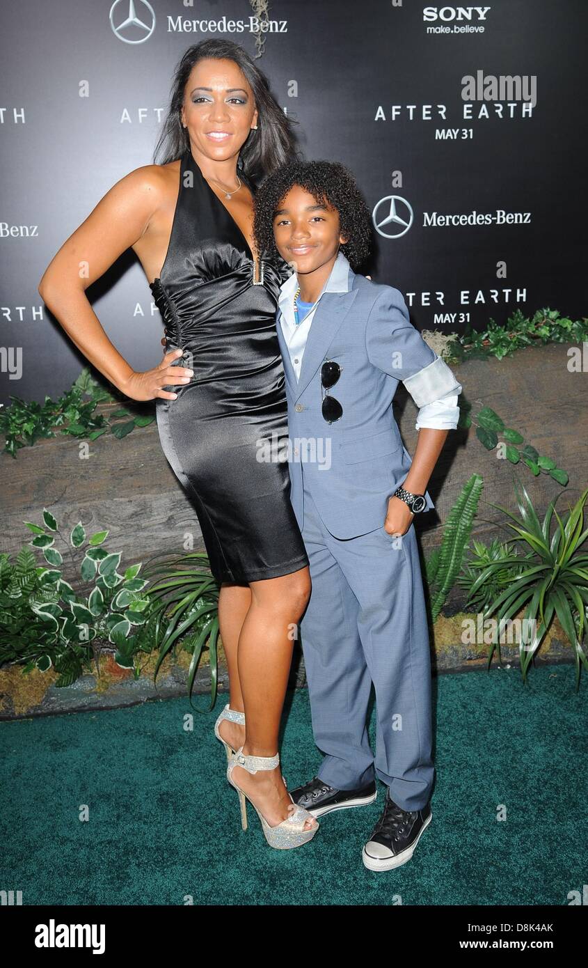 New York, USA. May 29, 2013. Jaden Martin at arrivals for AFTER EARTH ...